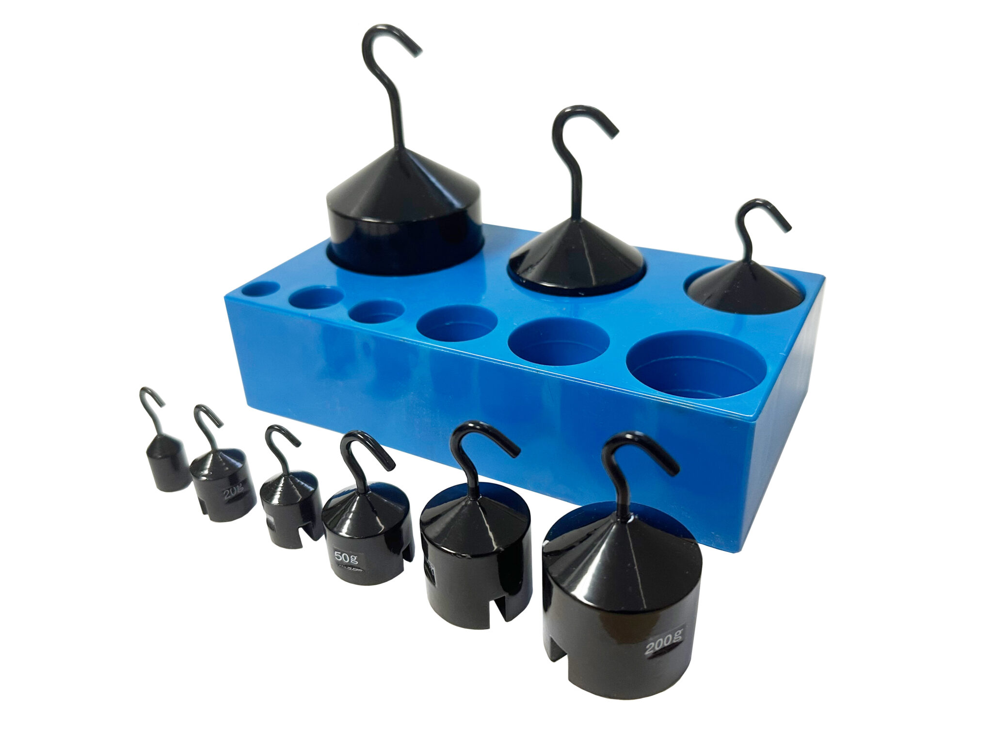 Black Enamel Hooked Weight Set - American Scientific